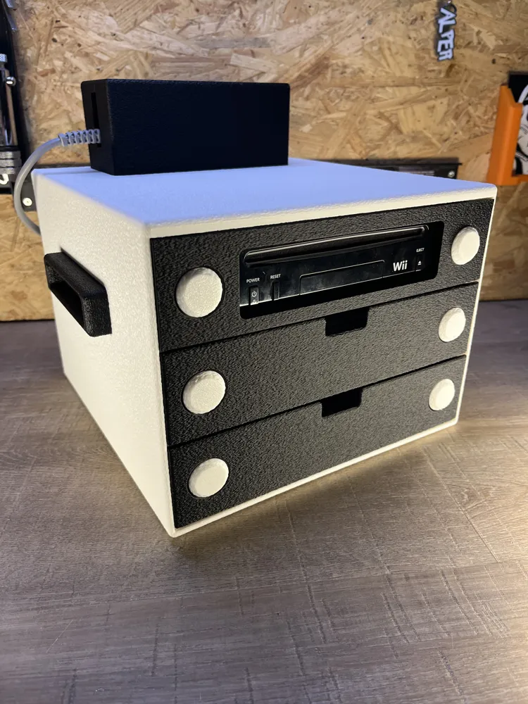 Console Storage Box - Nintendo Wii Compatible - Free 3D Print Model ...