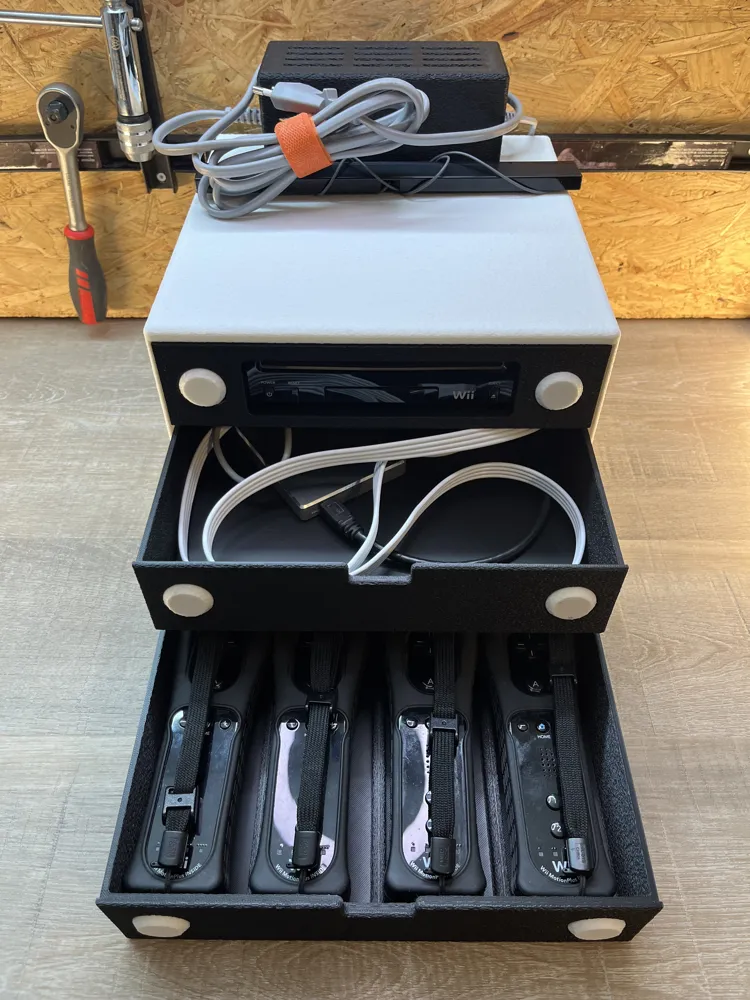Modular Storage System – Console Base (Wii) - Free 3D Print Model ...