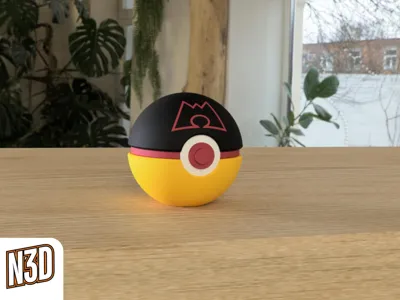 Team Magma Ball by N3D MakerWorld: Download Free 3D Models