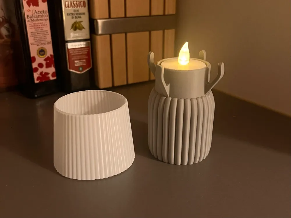 Tealight Lamp by Emilio MakerWorld: Download Free 3D Models