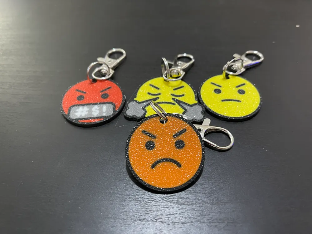 Enraged Emotions - Keyring by MalcTheOracle - MakerWorld
