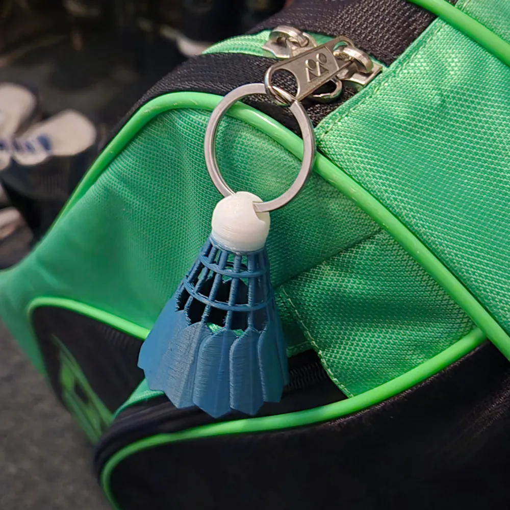 Shuttlecock keychain by Meesie293 - MakerWorld