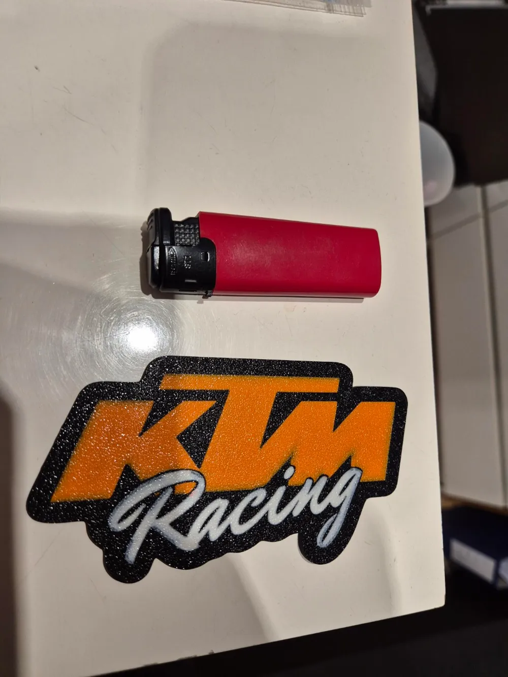 KTM Racing Badge Remixed by Chris - MakerWorld