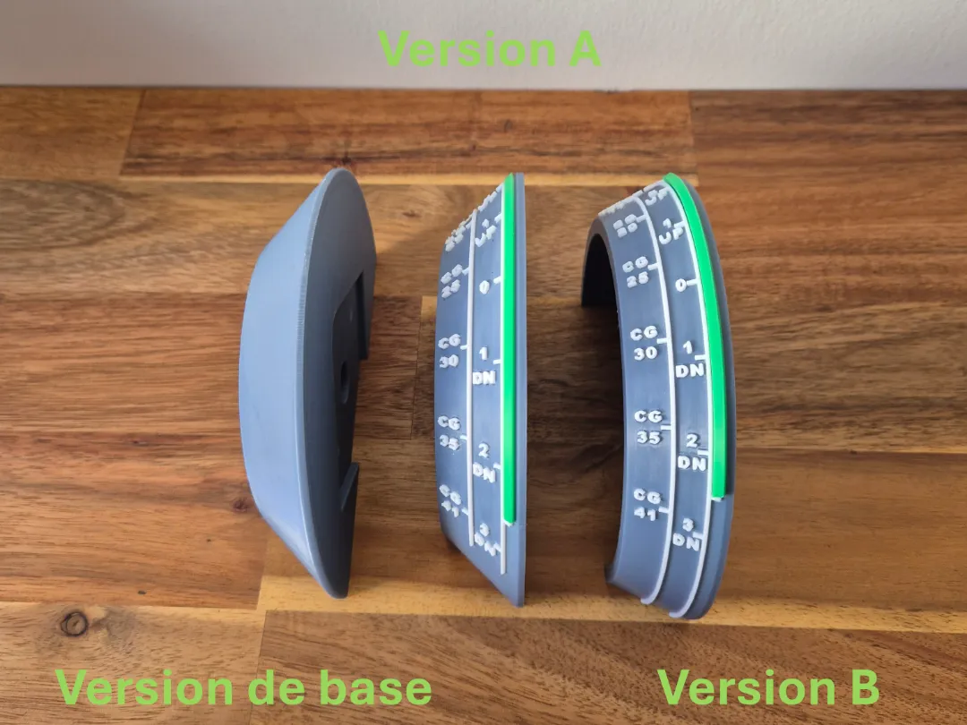 Cône gravé Version A pour Trim wheel A320 Winwing - Modèle d'Impression ...