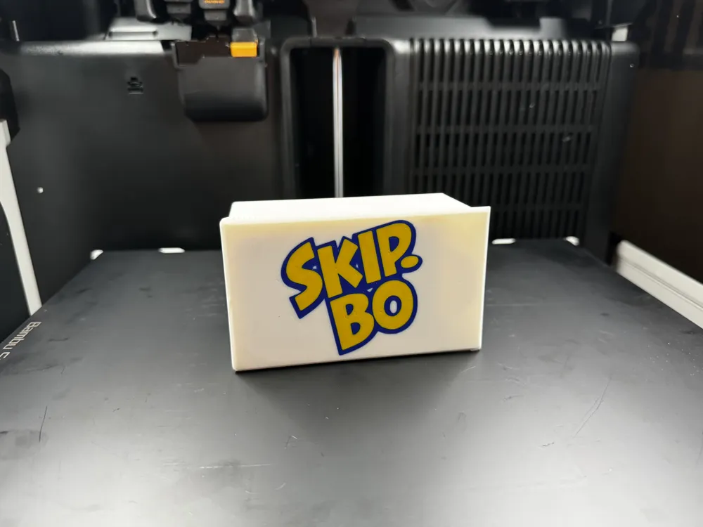 SkipBo Box with snapping slide-lid - Free 3D Print Model - MakerWorld