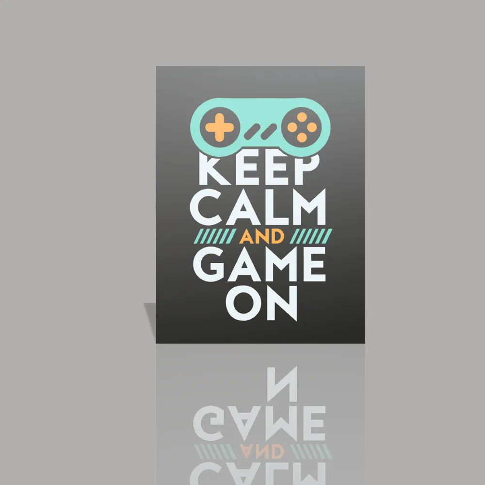 Plate Gamer Keep Calm by ZUPA 3D - MakerWorld