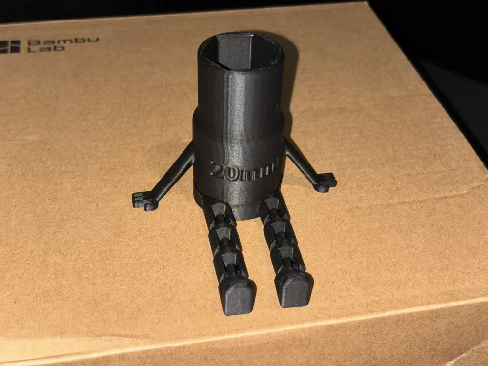 Socket Man 20mm - He's Just a Little Guy - Free 3D Print Model - MakerWorld