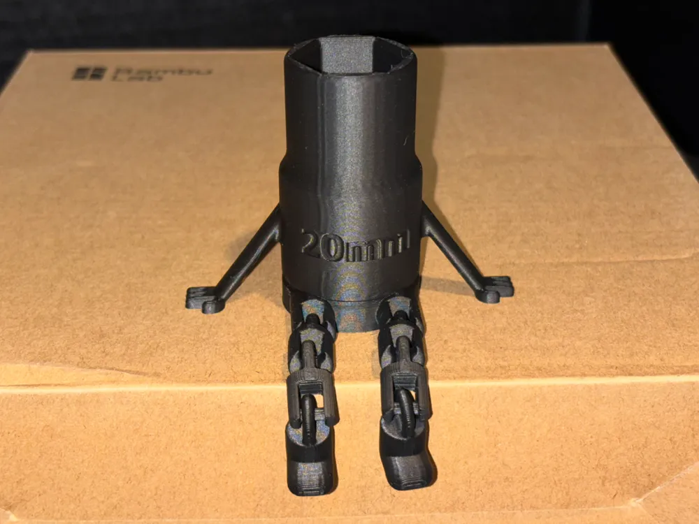 Socket Man 20mm - He's Just a Little Guy - Free 3D Print Model - MakerWorld