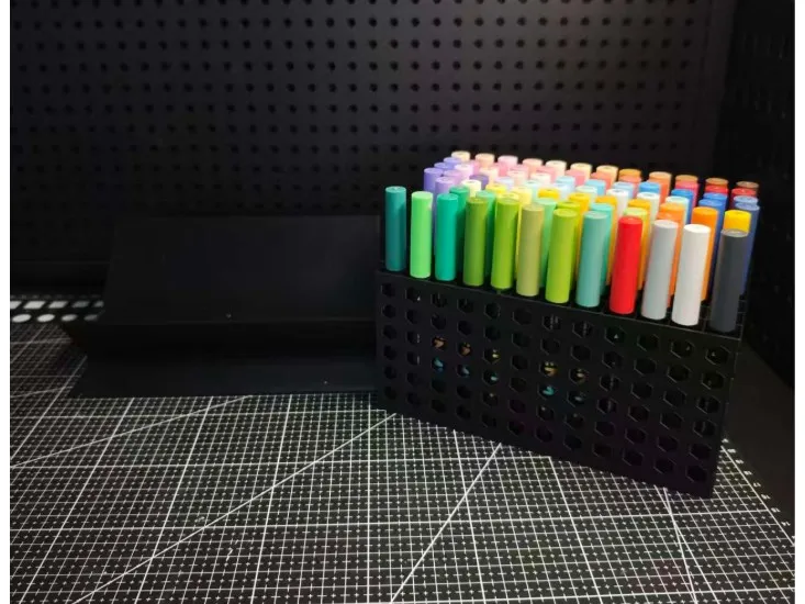 Detachable Modular Marker Holder | 12 slots × 6 rows Freely Combinable ...