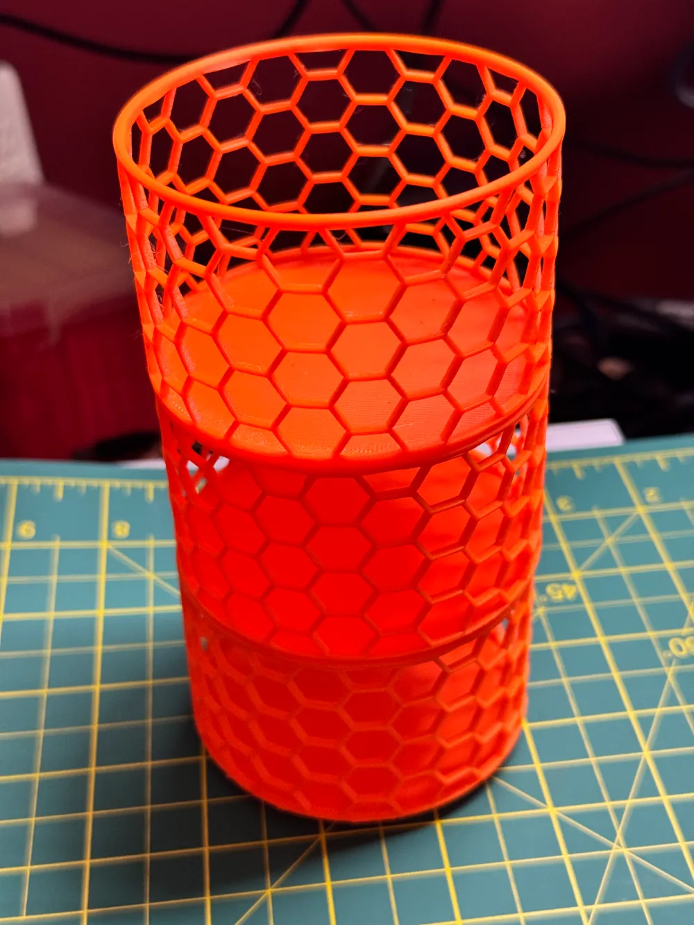 Stackable Honeycomb Office Organizer by iam_8675309 - MakerWorld