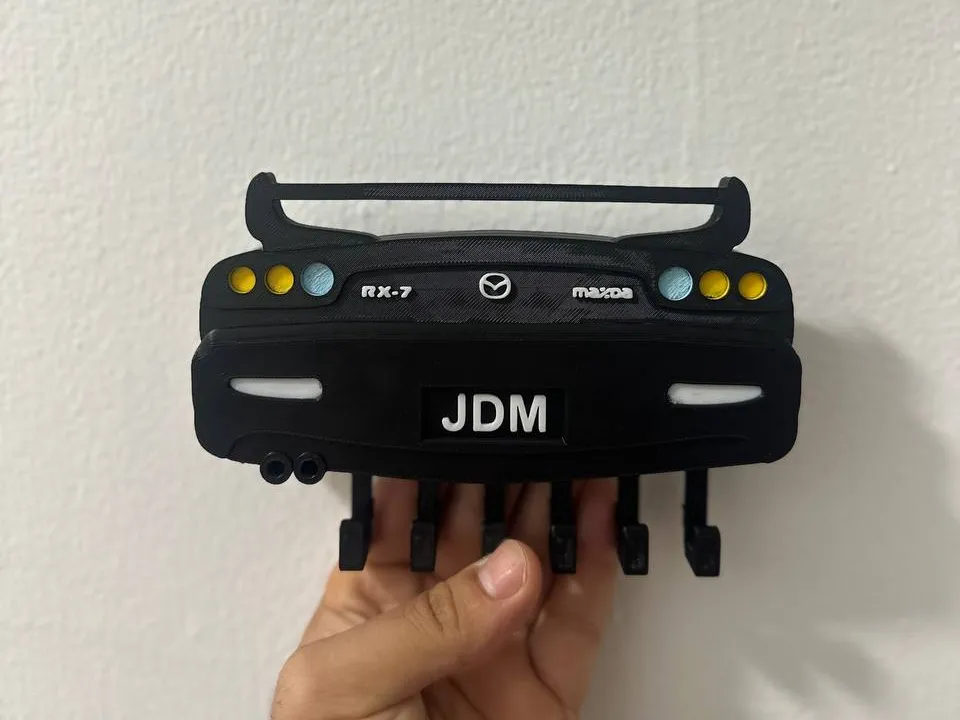 Key Hanger Mazda RX7 | Mini Compatible - Free 3D Print Model - MakerWorld