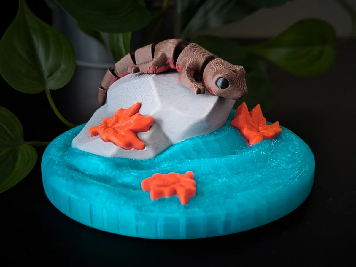 River Habitat Diorama - Free 3D Print Model - MakerWorld