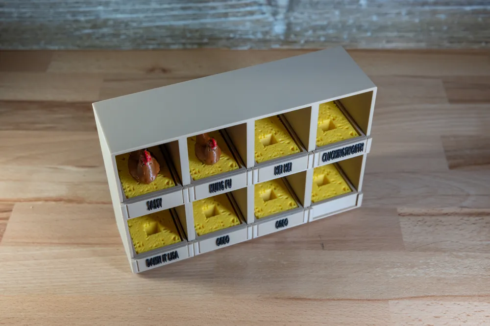Mini Chicken Nesting Boxes - Free 3D Print Model - MakerWorld