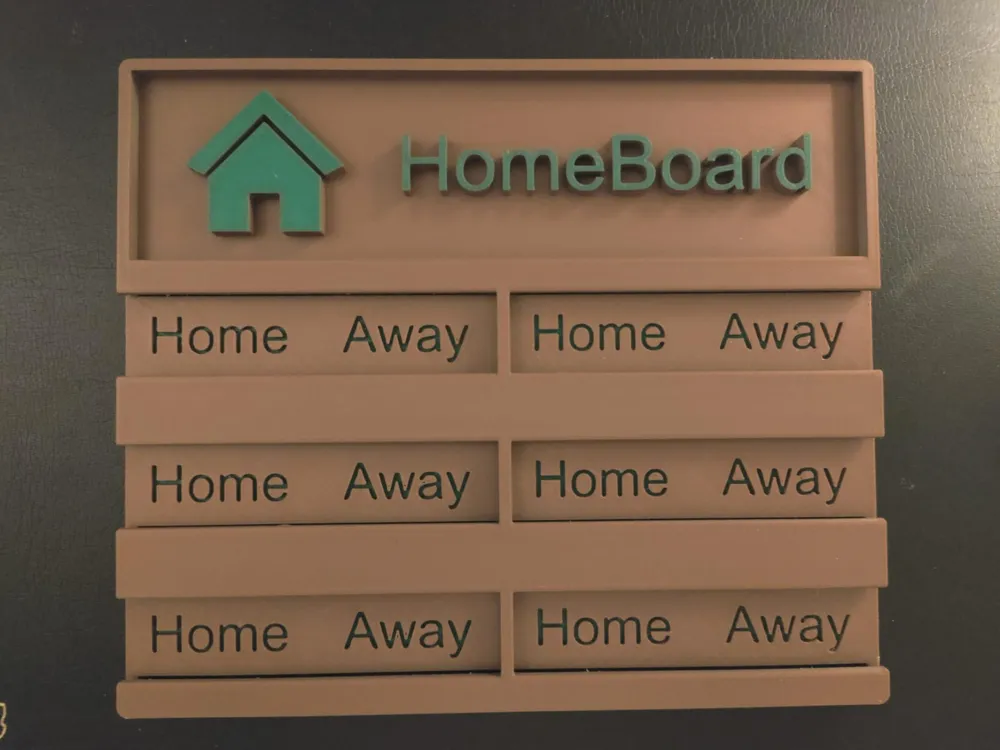 HomeBoard - Free 3D Print Model - MakerWorld