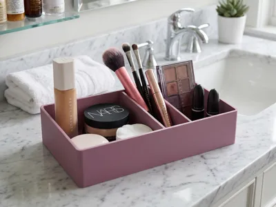 Pink Makeup Organizer - Free 3D Print Model - MakerWorld