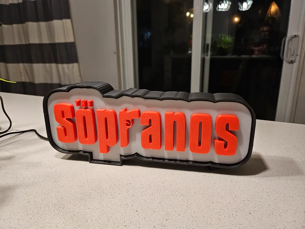 The Sopranos Lightbox by Tommy Gun - MakerWorld