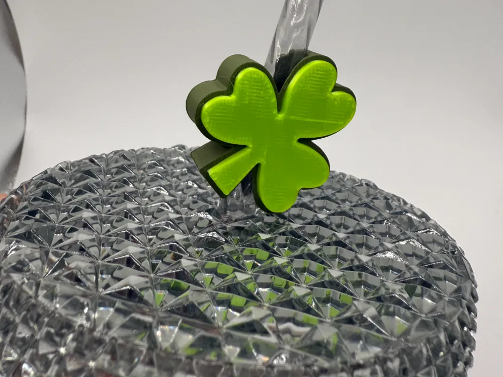 Shamrock St Patrick's Day Straw Topper by PIXELIT3D MakerWorld ...