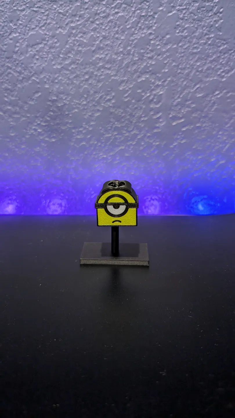 Minion Stuart Stanley Straw Topper by Kevin MakerWorld: Download Free ...