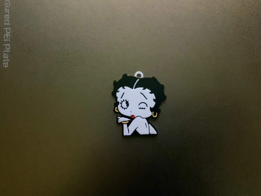cute betty-boop keychain / necklace charm (free for commercial use) by ...
