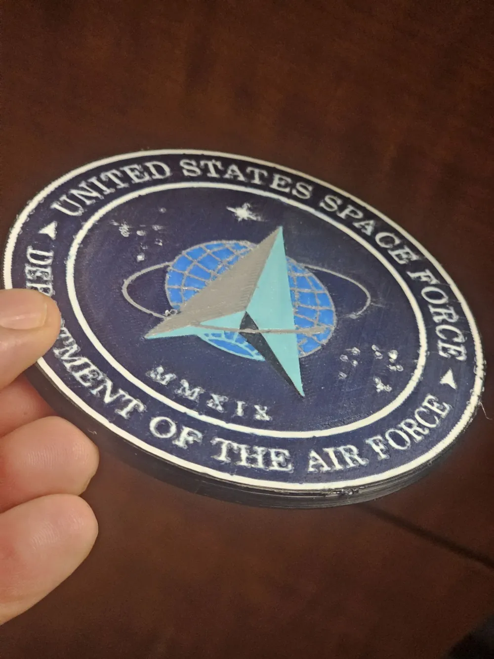US Space Force Coaster or Logo by AGENATOR-3D MakerWorld: Download Free ...