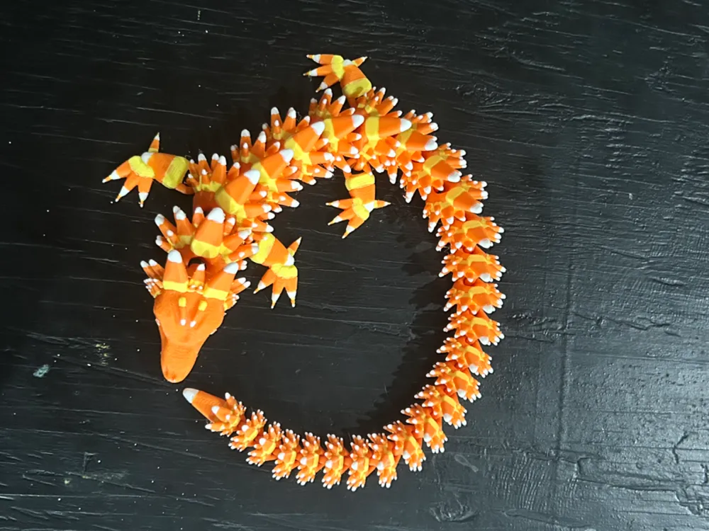 Candy Corn Dragon Halloween by Meyerhouse MakerWorld: Download Free 3D ...