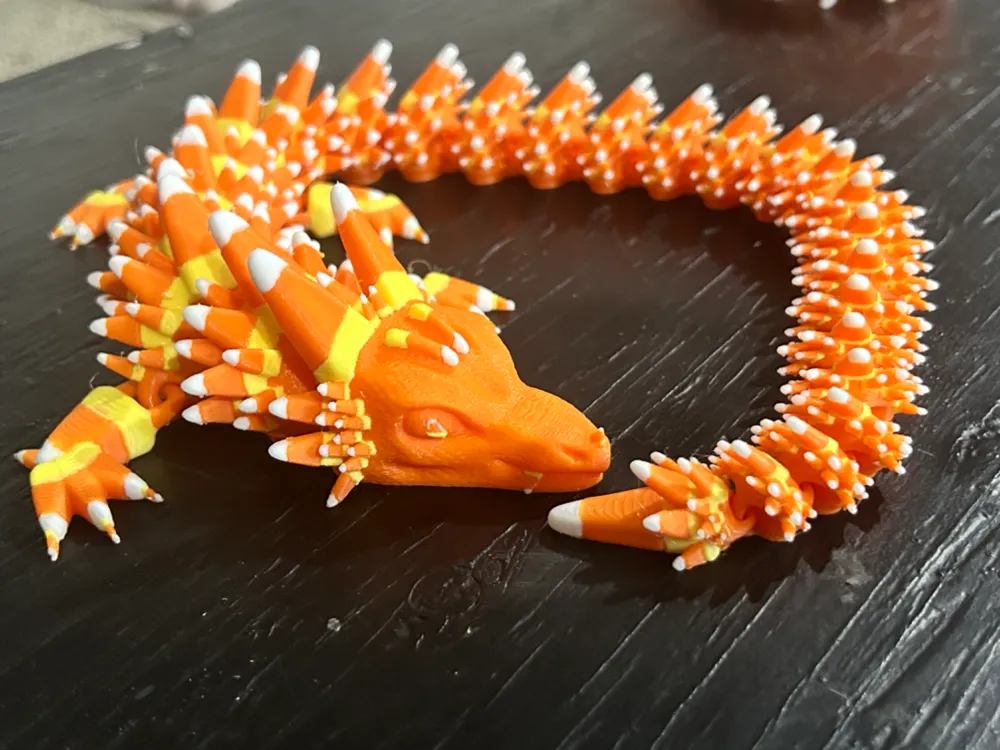 Candy Corn Dragon Halloween by Meyerhouse MakerWorld: Download Free 3D ...