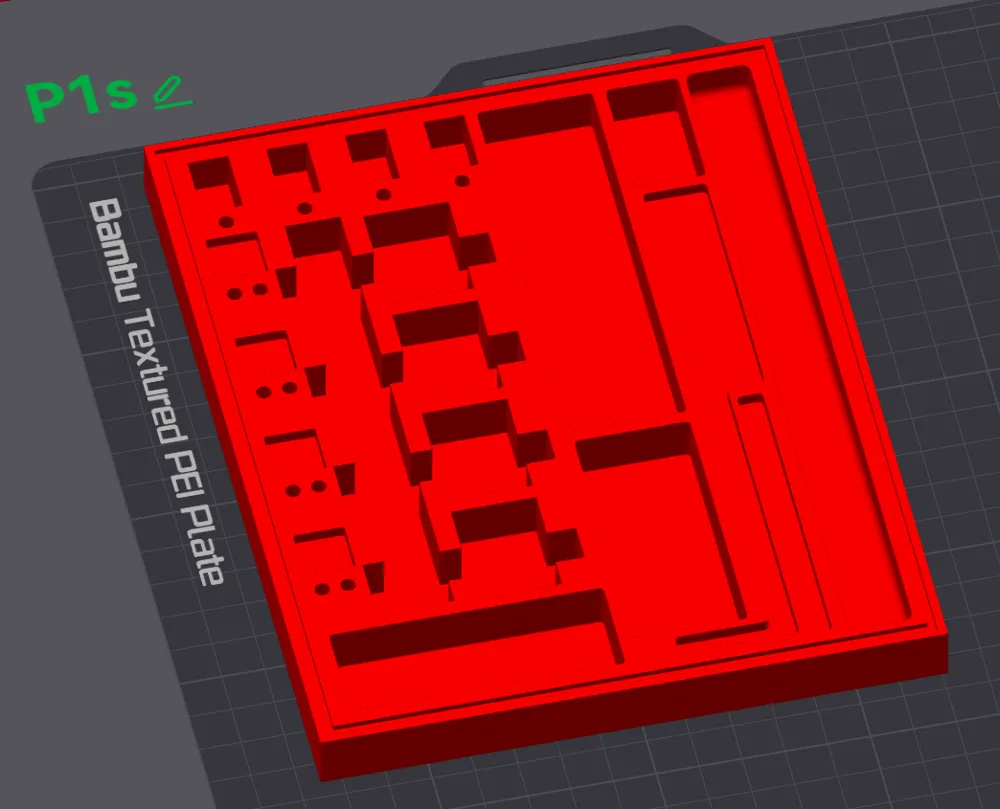 Kobalt Mini A1/A1 mini and P1s Toolbox inserts by hernm141 MakerWorld: Download Free 3D Models