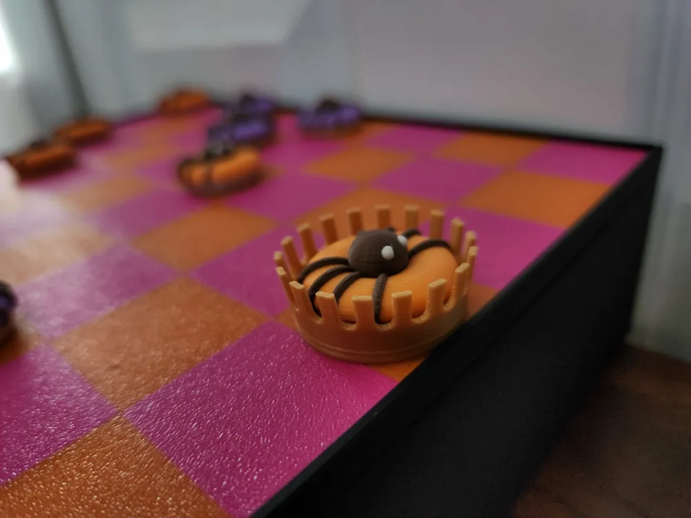 Spider Donut Checkers (MESA-220 compatible) by Amethyst3D MakerWorld ...