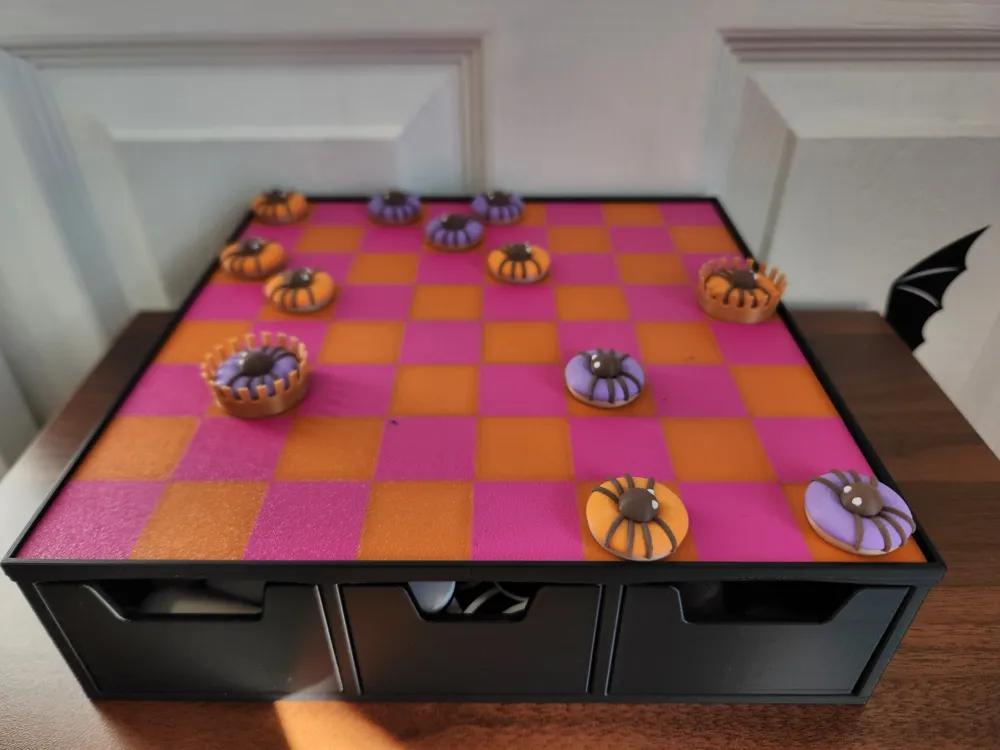 Spider Donut Checkers (MESA-220 compatible) by Amethyst3D MakerWorld ...