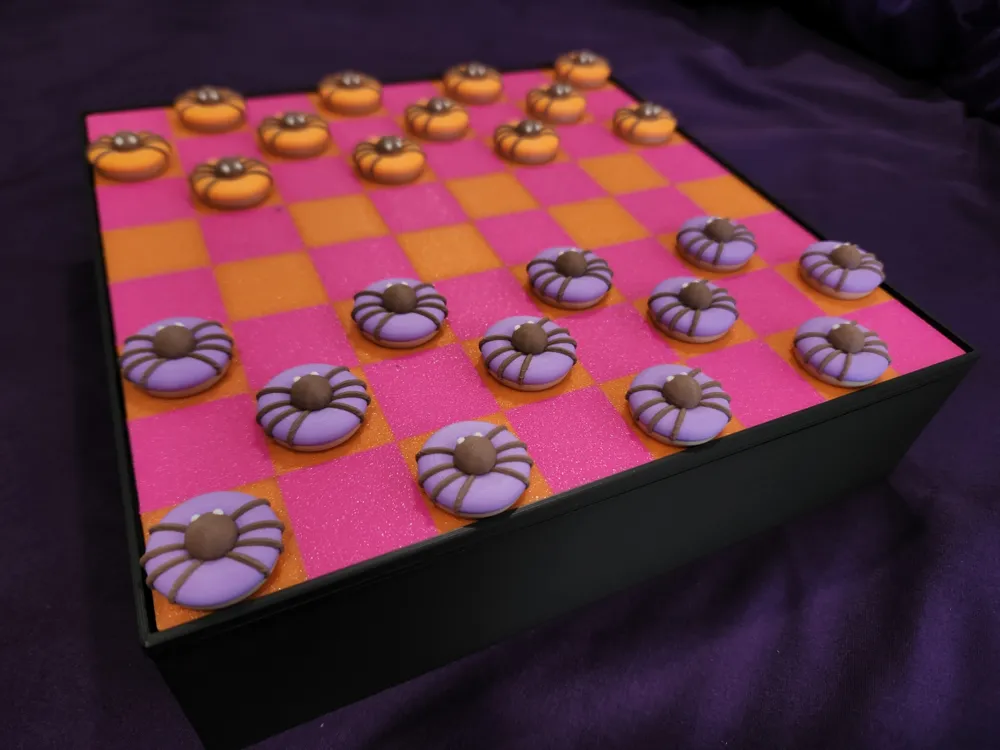 Spider Donut Checkers (MESA-220 compatible) by Amethyst3D MakerWorld ...