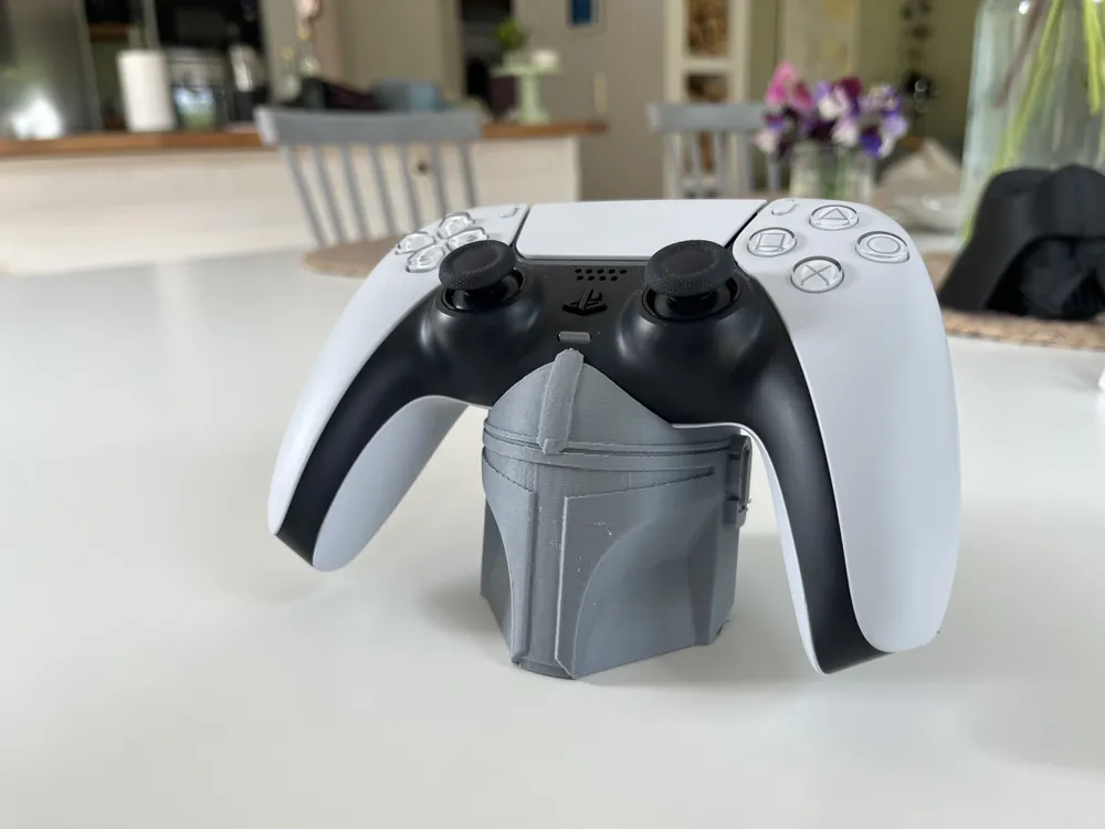 PS5 Controller Stand (DualSense) Mandalorian - Free 3D Print Model ...