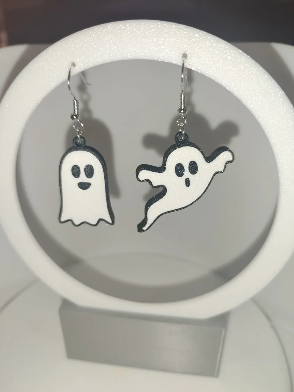 Ghost Earrings for Halloween - Free 3D Print Model - MakerWorld