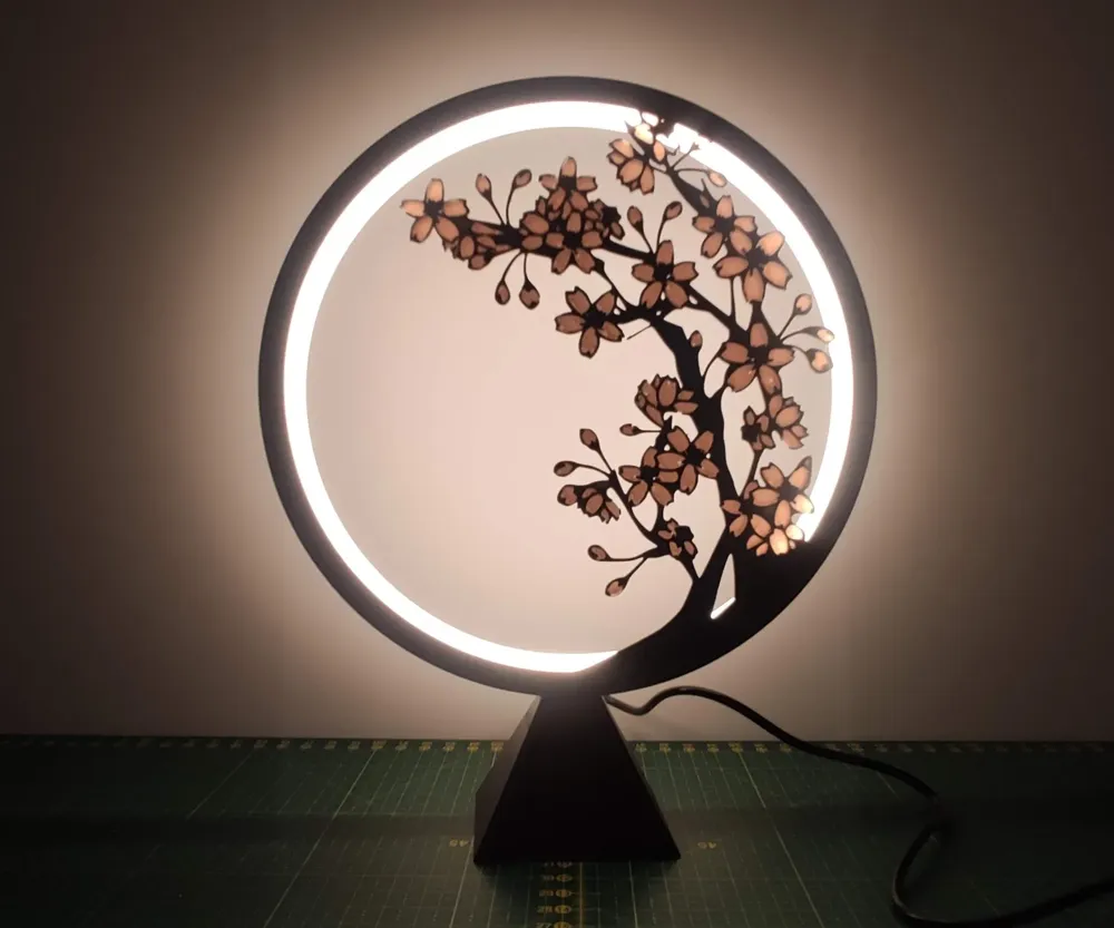Ring Lamp with replaceable panels by Sevro - MakerWorld
