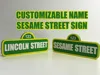 Customizable Sesame Street Sign - Name plate - Free 3D Print Model ...