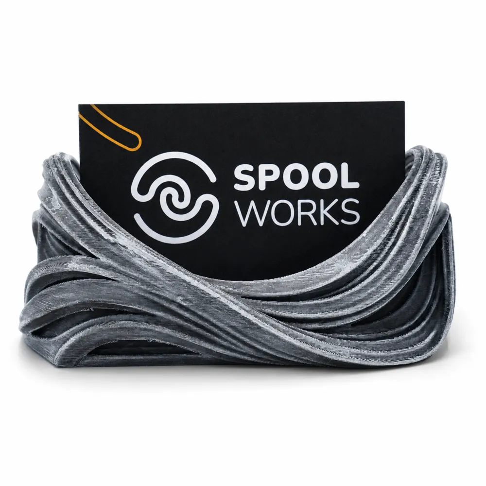 Flow Business Card Holder - Free 3D Print Model - MakerWorld