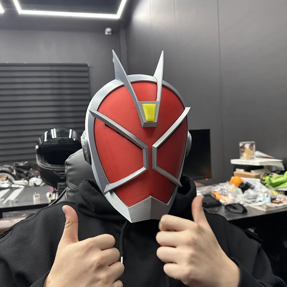 Kamen Rider Wizard Helmet – [No Ams] - Free 3D Print Model - MakerWorld
