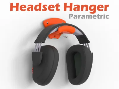 Under Desk Headset Mount by NLP_Customs - MakerWorld