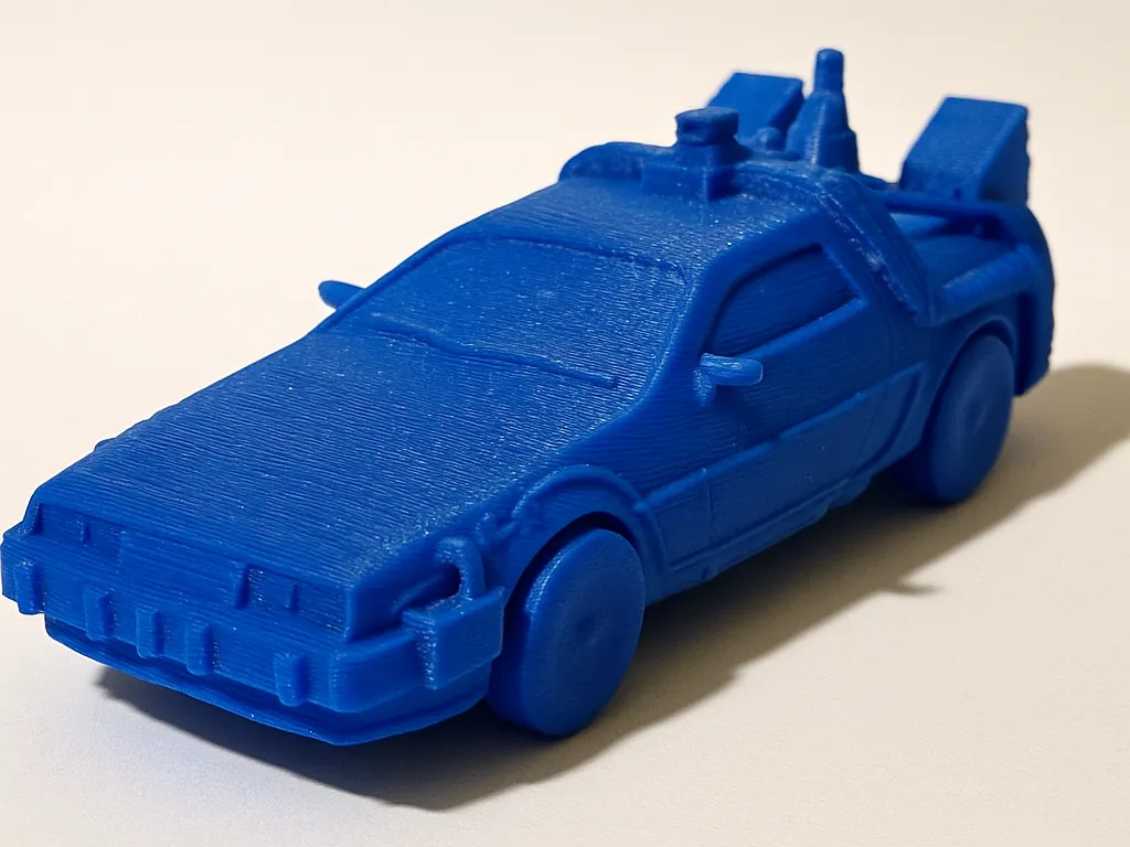 Back to the Future Delorean - Minature - Free 3D Print Model - MakerWorld