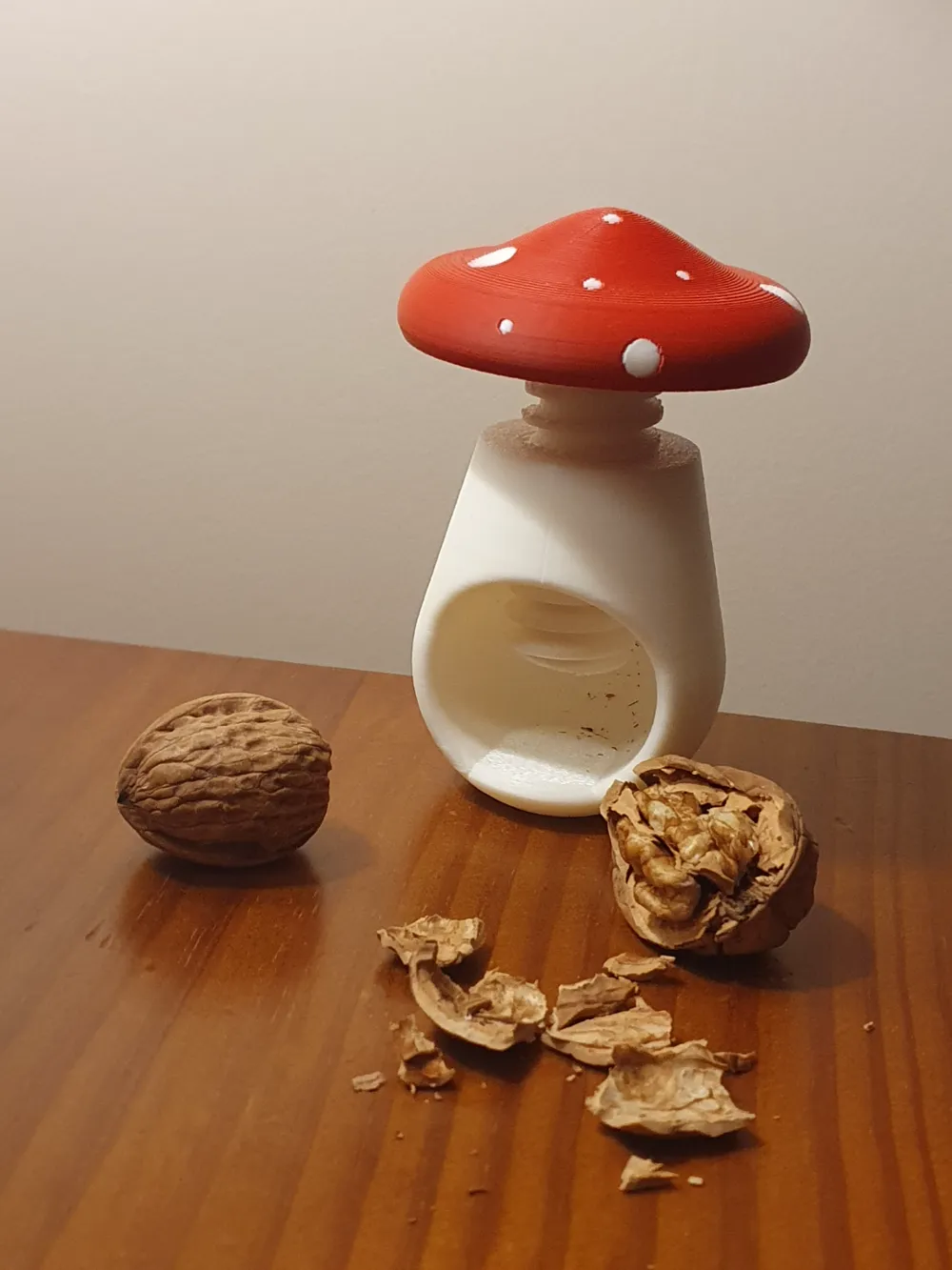 Mushroom nutcracker by Mister_P MakerWorld: Download Free 3D Models