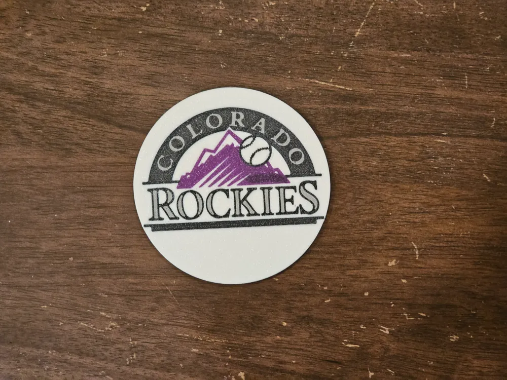 Colorado Rockies Coaster by miker73 - MakerWorld