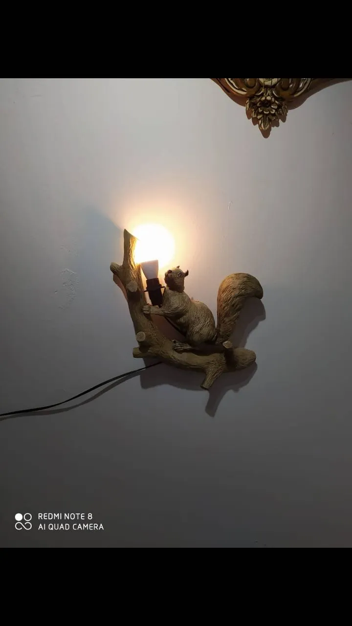 Charming Squirrel Lamp by Extrahappy - MakerWorld