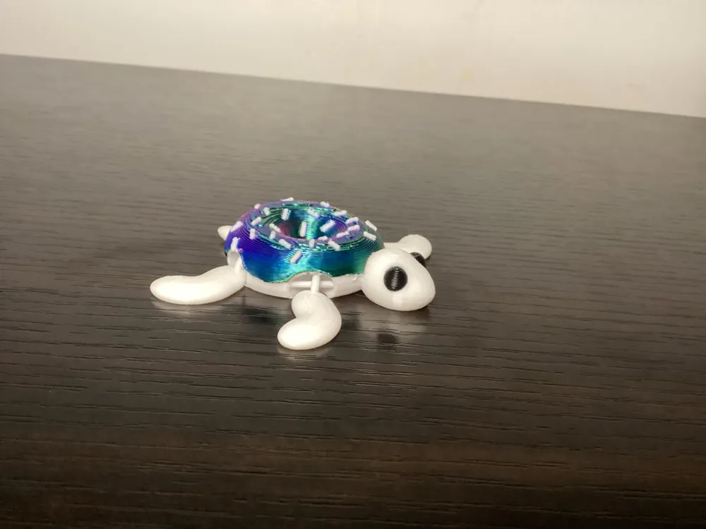 Flexi Donut Turtle - Low Color Swap! by Fyre3d MakerWorld: Download ...