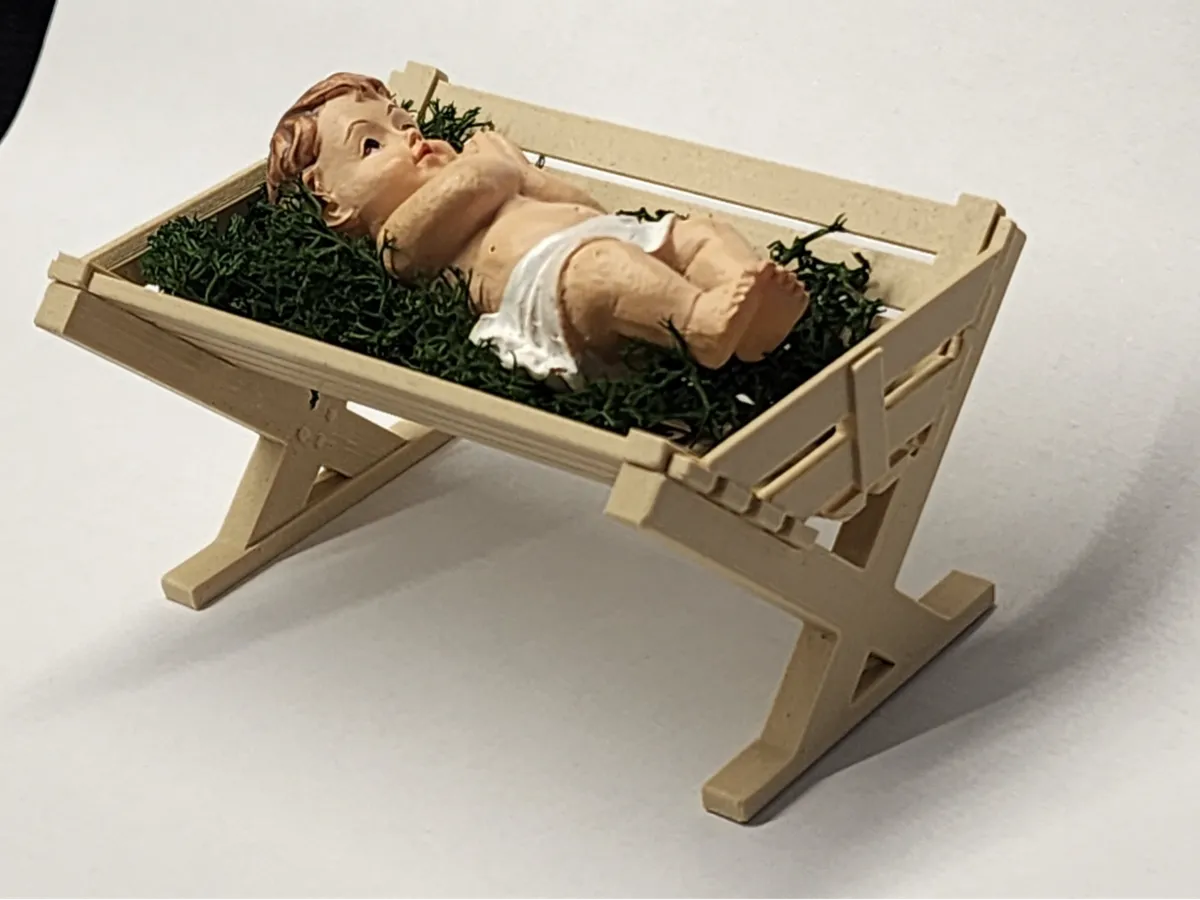 Manger for Baby Jesus - Free 3D Print Model - MakerWorld