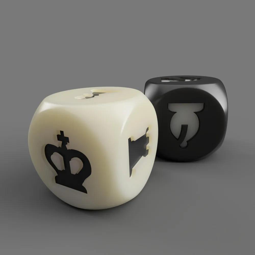 Chess dice by rky.91 - MakerWorld