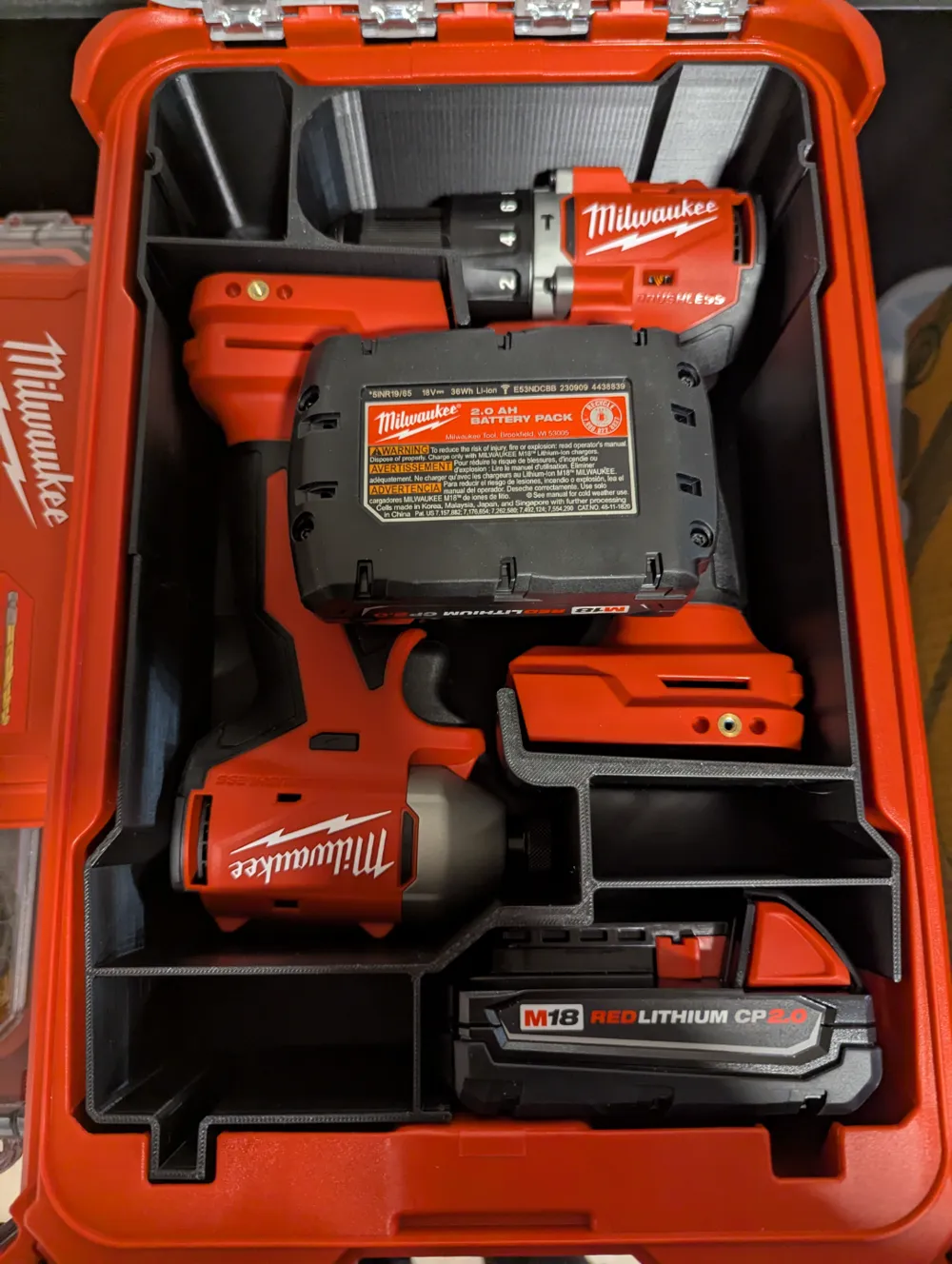 Milwaukee M18 3650-22CT Packout Insert Remixed by aaron.tringle ...