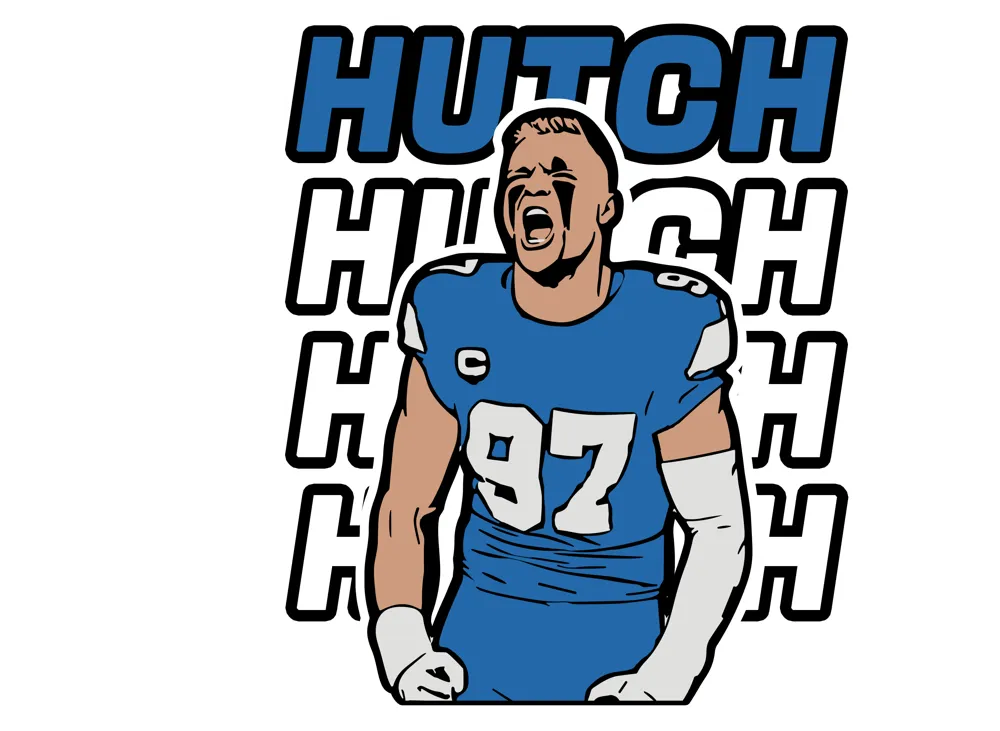 Hutch - Detroit Lions Pendant Chain Necklace NFL by iammagicmike ...