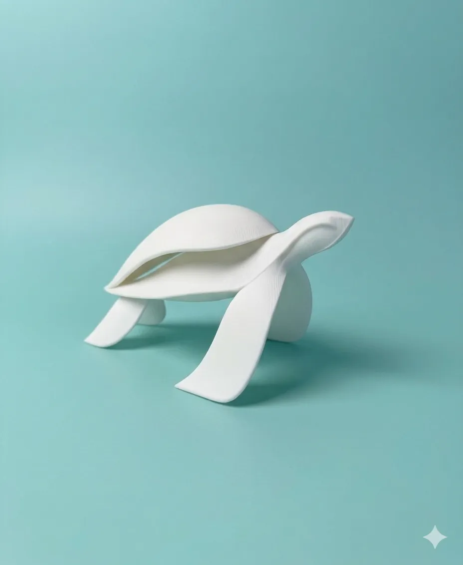 Sea Turtle Sculpture - Free 3D Print Model - MakerWorld