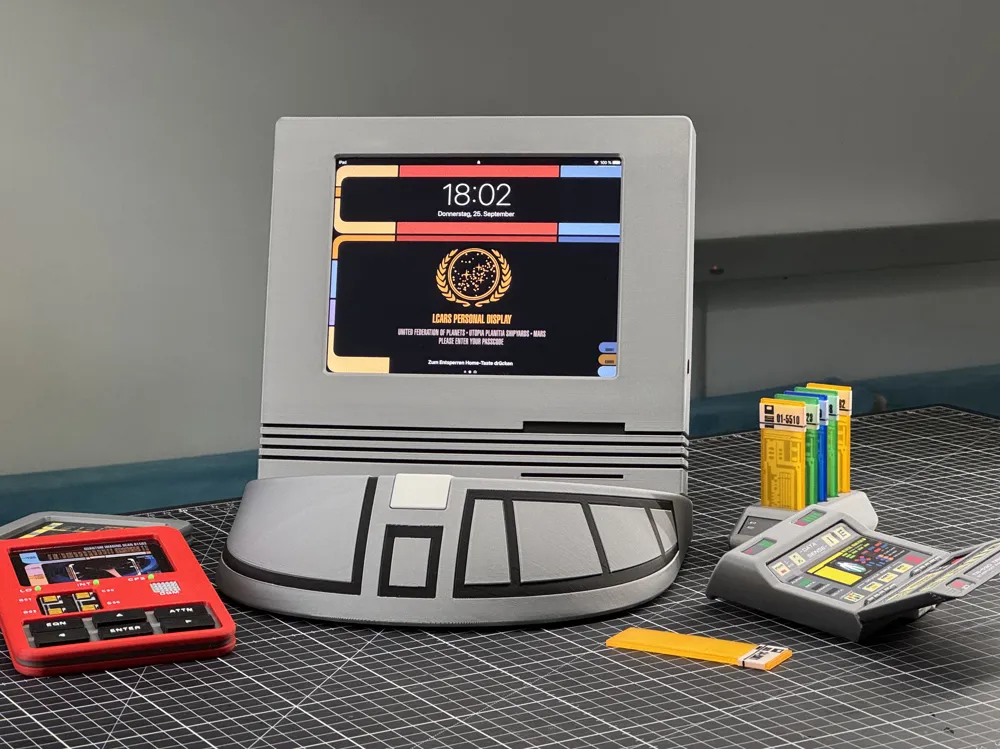 Star Trek TNG Computer Terminal for iPad mini 1-5 - Free 3D Print Model ...