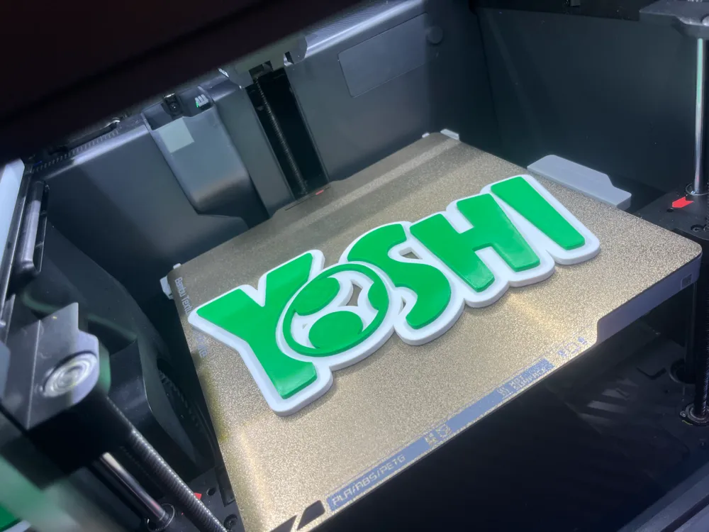 Yoshi Logo by Tommy Gun - MakerWorld