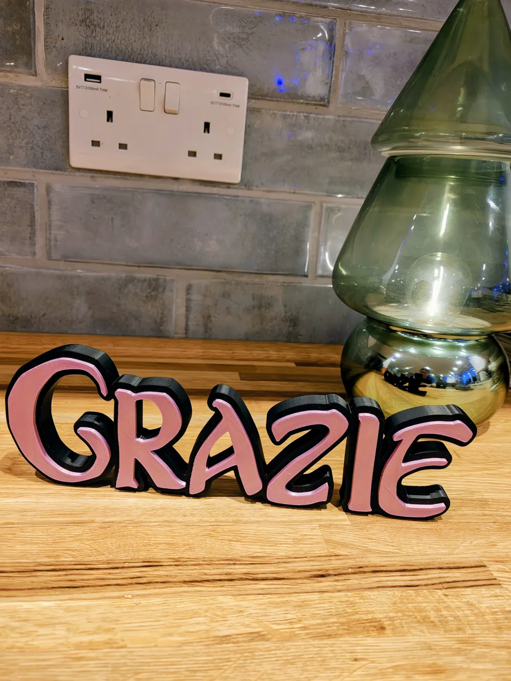 Moana Font ***THANK YOU*** - Free 3D Print Model - MakerWorld